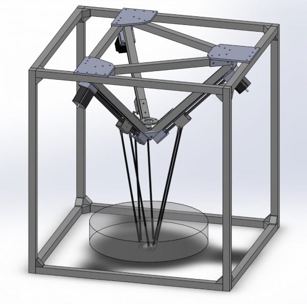 Design and Control of a 3-DoF Linear Delta Manipulator – Jakub Kaminski